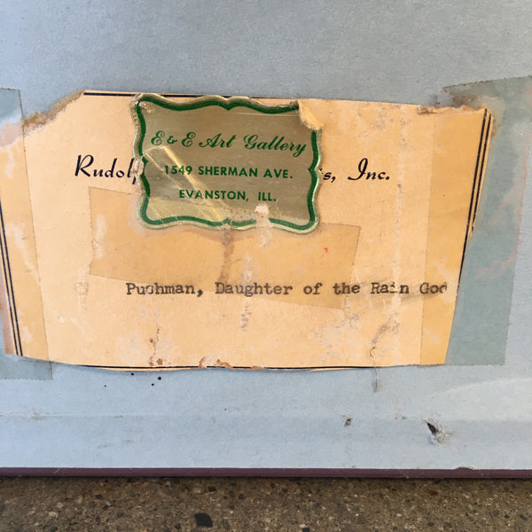 Hovsep Pushman "Daughter of the Rain God" Signed Litho 1957