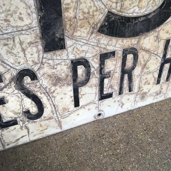 Vintage Speed Limit Sign