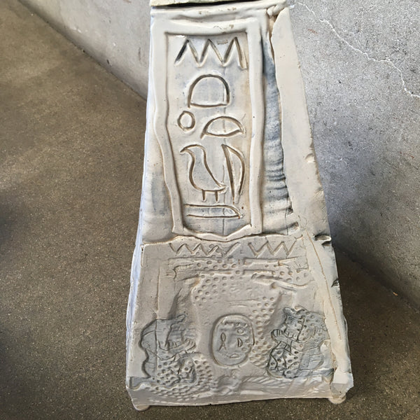 Ceramic Pyramid Sculpture (As Is)