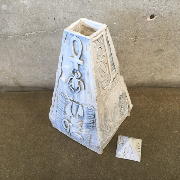 Ceramic Pyramid Sculpture (As Is)