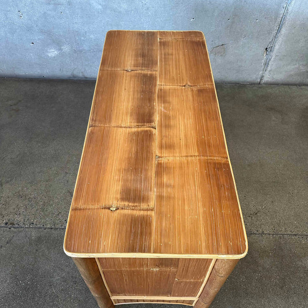 Bamboo Rattan Sideboard Buffet