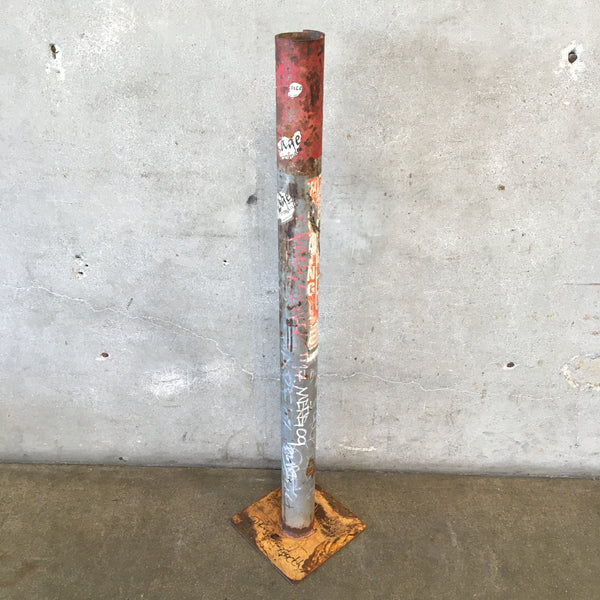 Graffiti Art on Metal Pipe