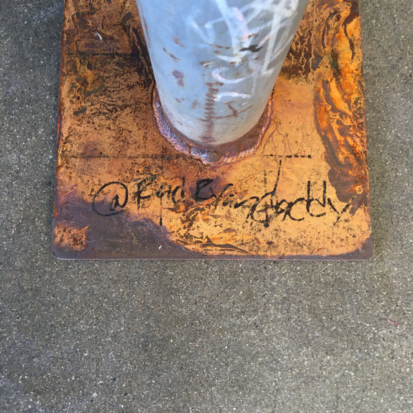 Graffiti Art on Metal Pipe