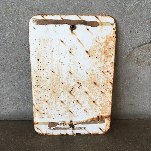 Vintage Metal "ONE WAY" Sign