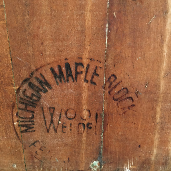 Rustic Michigan Maple Butcher Block