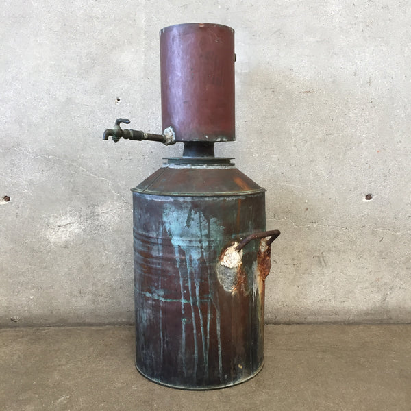 Vintage Copper Moonshine Whisky Still