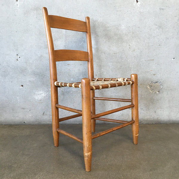 Vintage Chair with Rawhide Straps